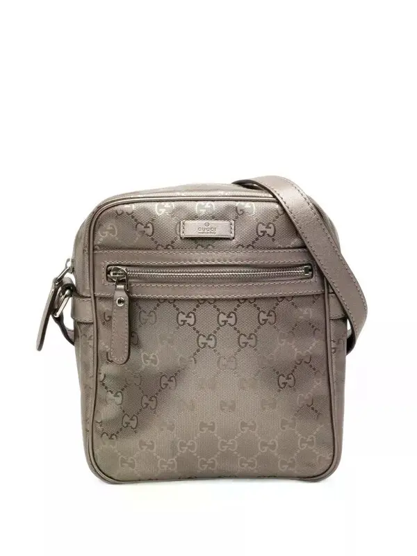 Gucci 2000-2015 Gg Imprime Crossbody Bag - Gold