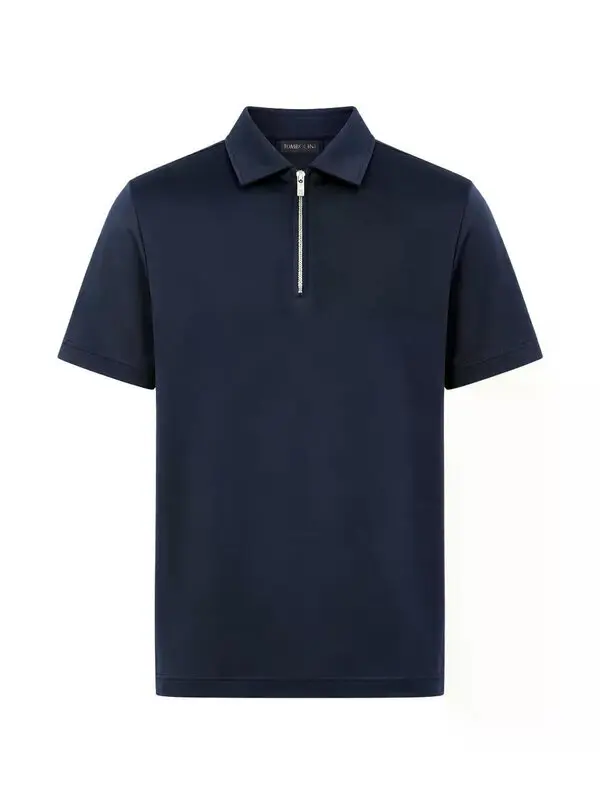 TOMBOLINI Zip-fastening Short-sleeve Polo Shirt