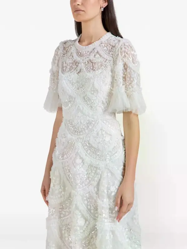 NEEDLE & THREAD Carmen Embellished Maxi Dress