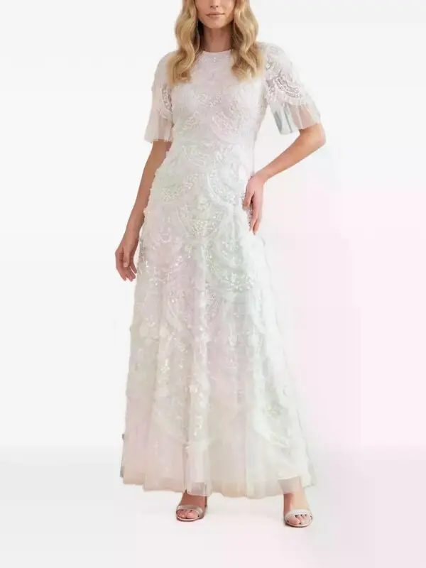 NEEDLE & THREAD Carmen Embellished Maxi Dress