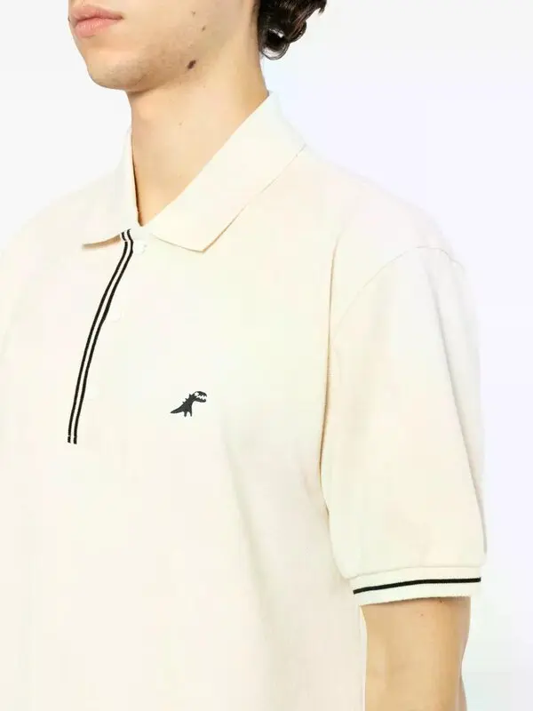 AGNES B. Logo-embroidered Polo Shirt