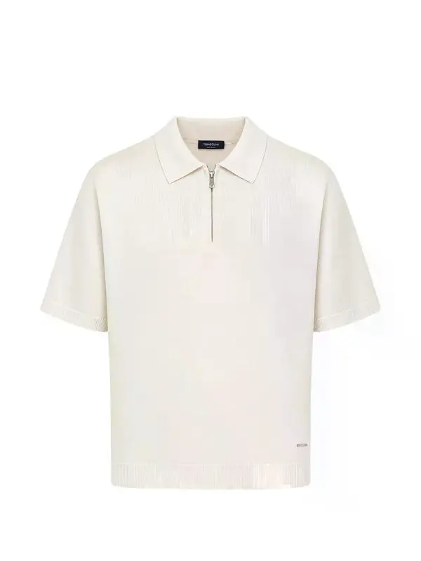 TOMBOLINI Zip-fastening Knitted Polo Shirt