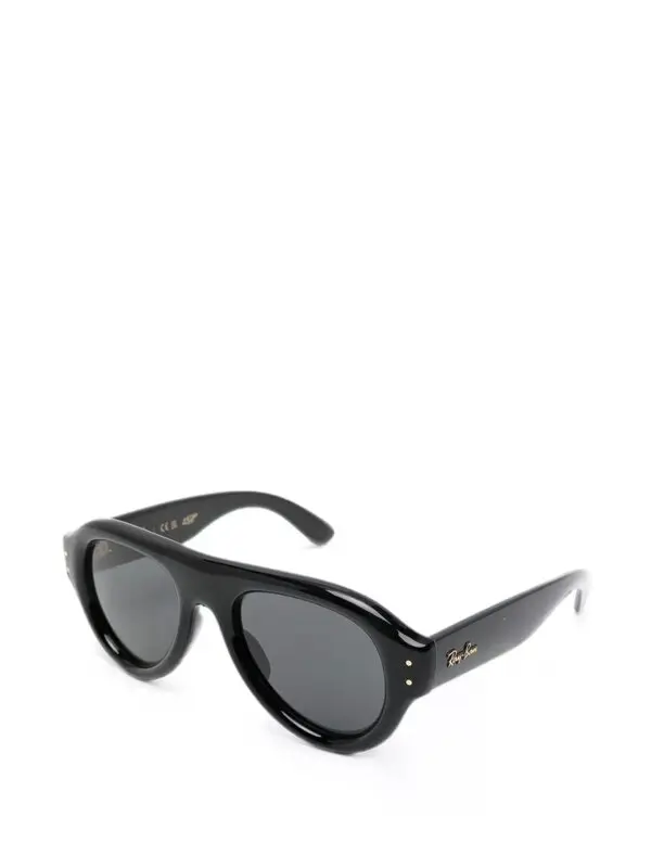 Ray-ban Aviator Puffer Sunglasses - Black