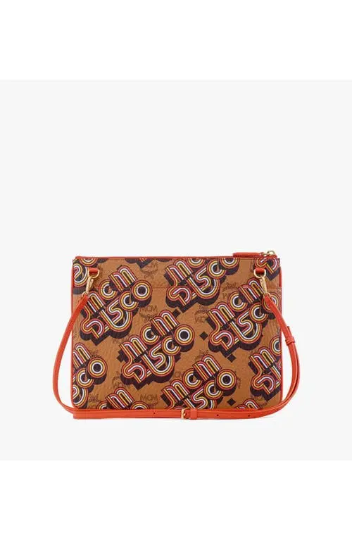 Mcm Aren Crossbody Pouch In Disco Visetos