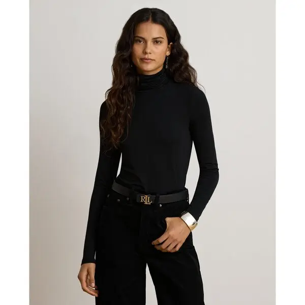 Ralph Lauren Stretch Jersey Turtleneck