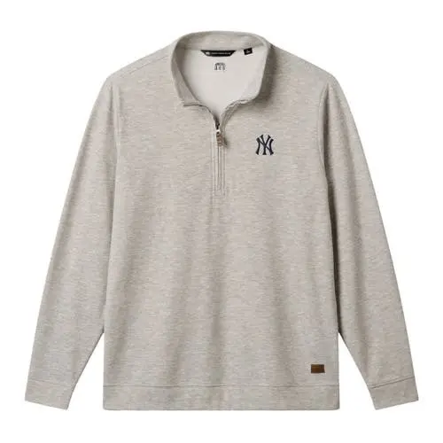 Travis Mathew New York Yankees Cloud Home Game Quarter-zip Pullover