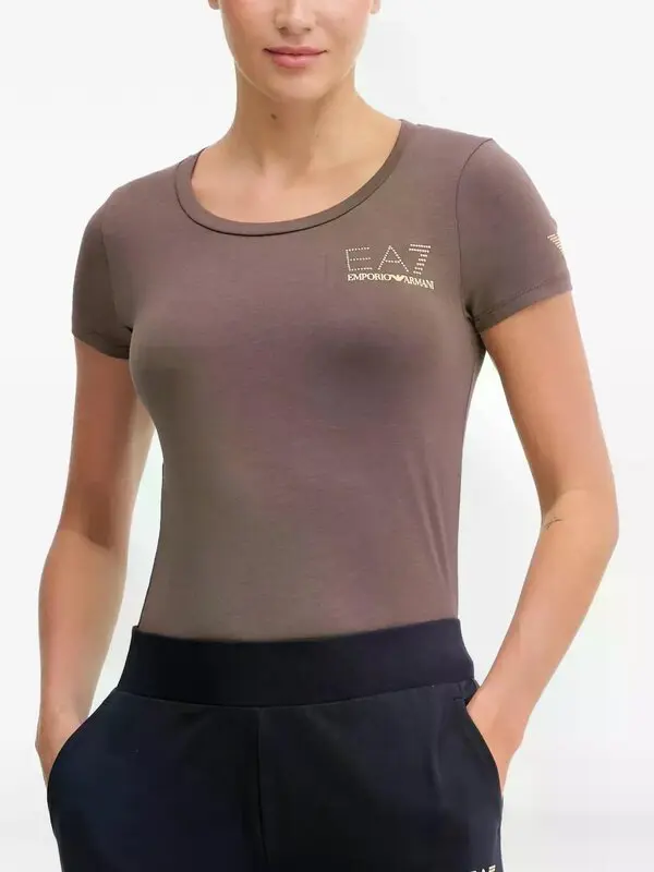 EA7 Logo-embellishment T-shirt
