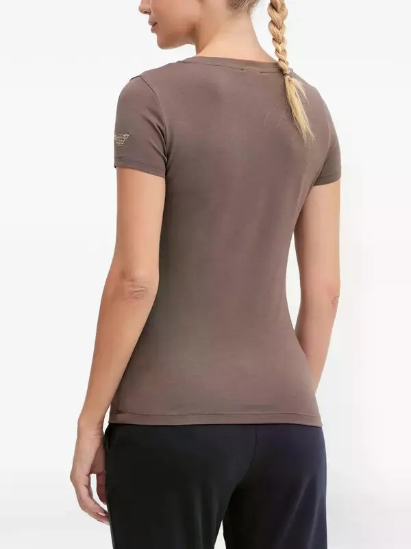 EA7 Logo-embellishment T-shirt