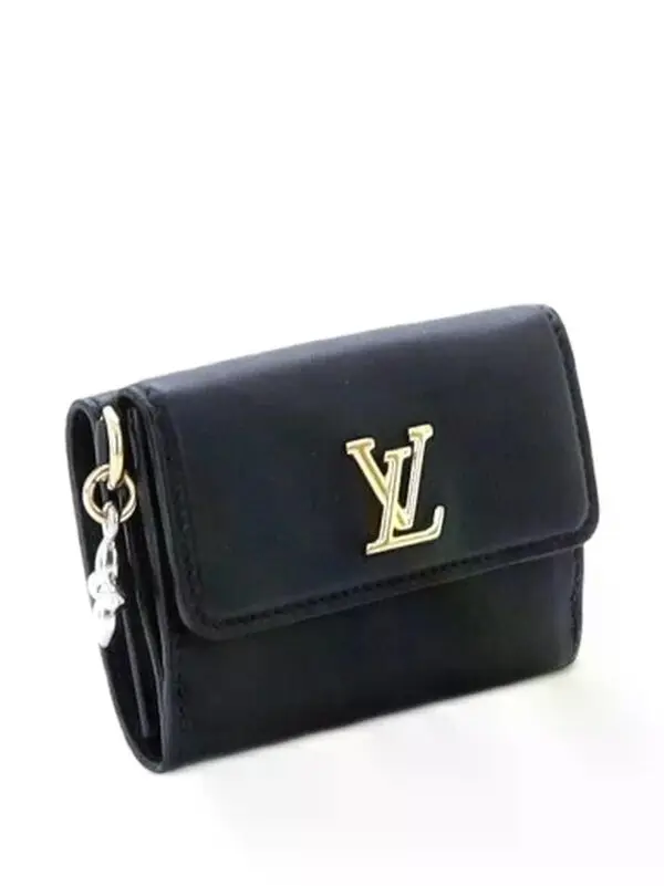 LOUIS VUITTON Bloom Trifold Wallet Leather Mini Small Wallets