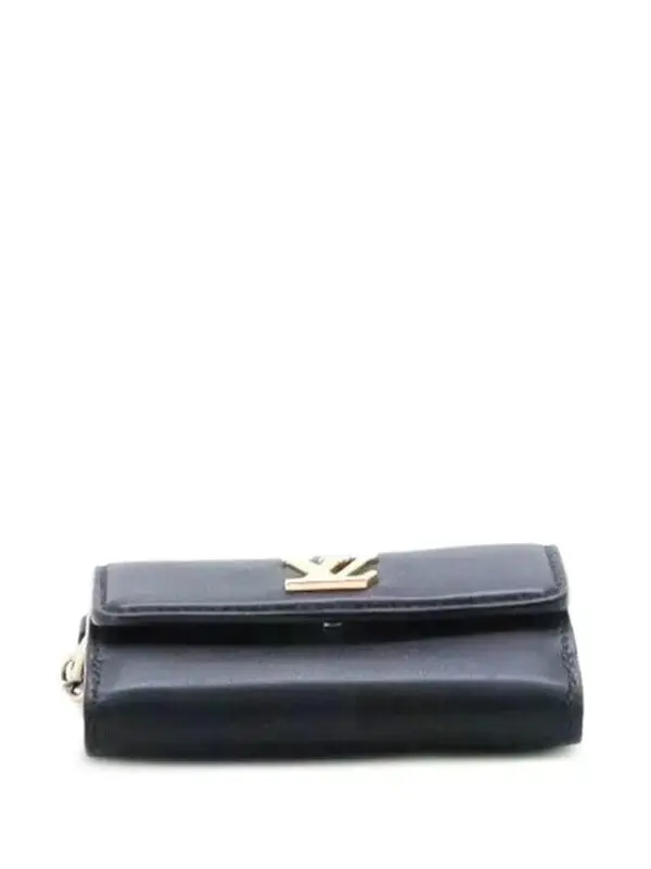 LOUIS VUITTON Bloom Trifold Wallet Leather Mini Small Wallets