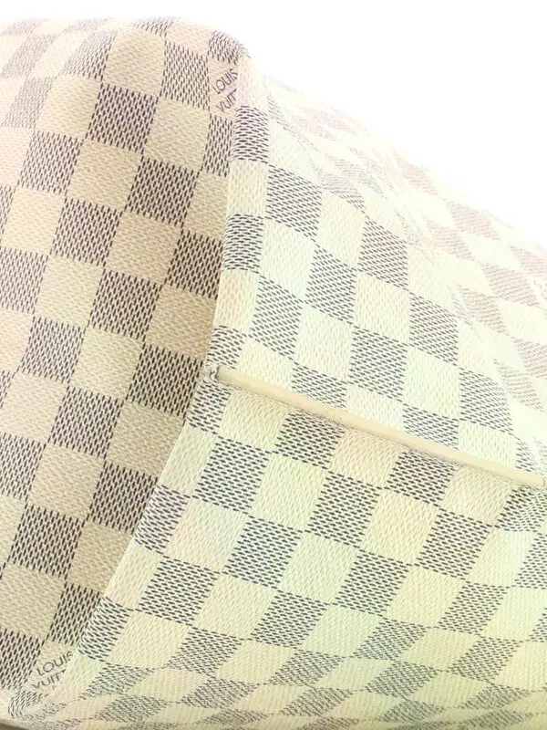LOUIS VUITTON Damier Mm Tote Bag - White