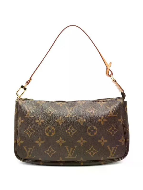 LOUIS VUITTON Monogram Pochette Accessoires Shoulder Bag - Brown