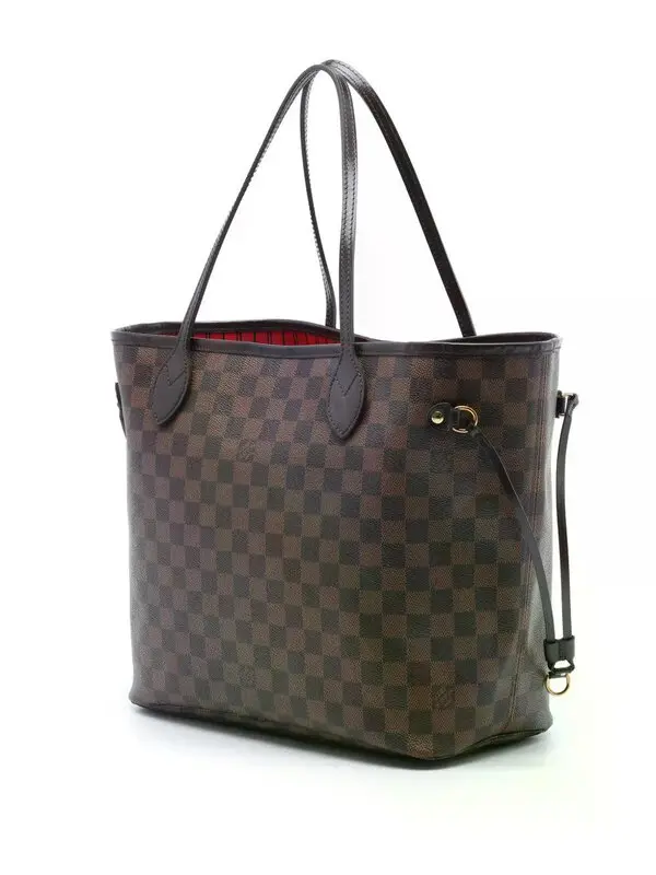 LOUIS VUITTON 2016 Damier Ebene Neverfull Mm Tote Bag