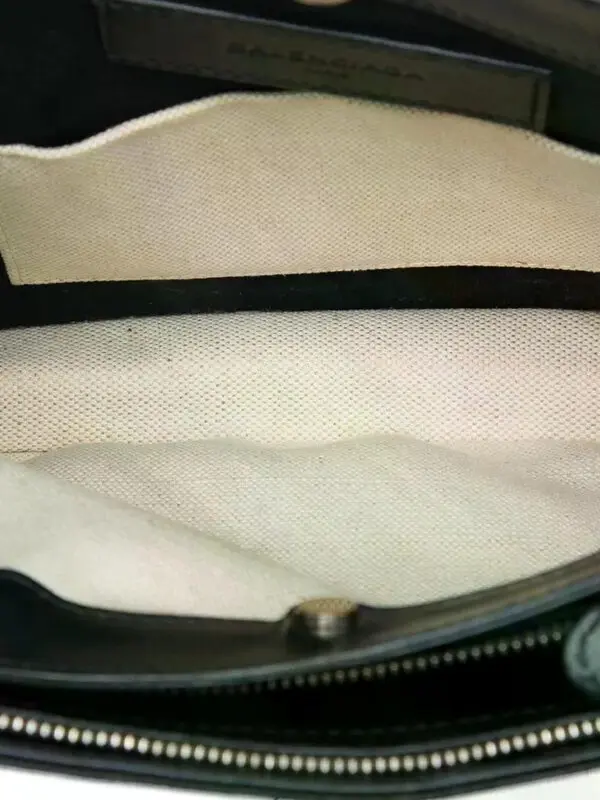 Balenciaga Canvas Navy Pochette Crossbody Bag