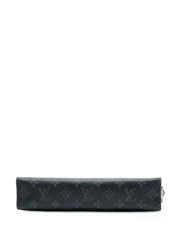 LOUIS VUITTON Monogram Eclipse Pochette Voyage Mm Clutch Bag