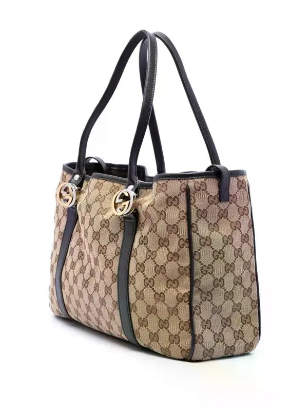 Gucci Gg Canvas Twins Tote Bag