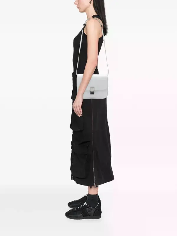 Celine Medium Calfskin Classic Box Crossbody Bag - White