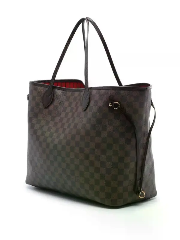 LOUIS VUITTON 2010 Damier Ebene Neverfull Gm Tote Bag