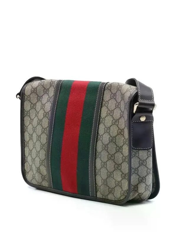 Gucci 2016-2026 Gg Supreme Web Crossbody Bag
