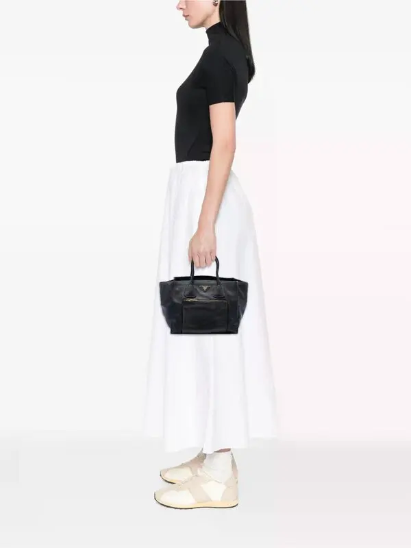 Prada Vitello Daino Convertible Tote Satchel