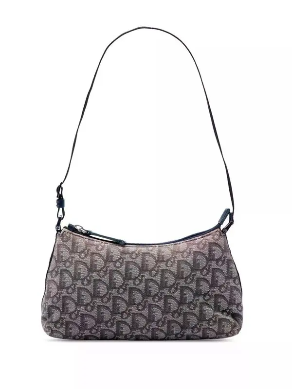 Dior 2002 Diorissimo Trotter Canvas Shoulder Bag