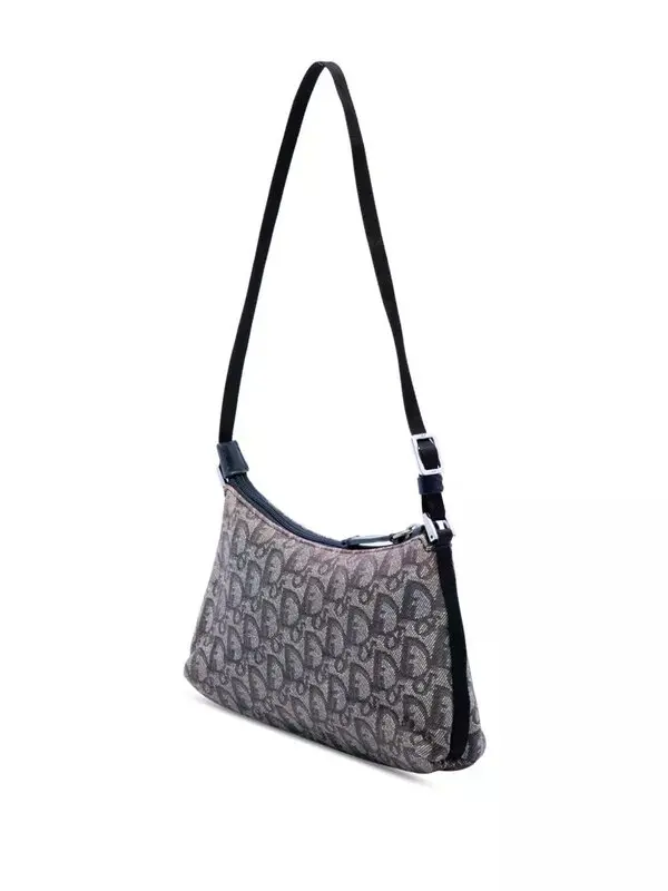 Dior 2002 Diorissimo Trotter Canvas Shoulder Bag