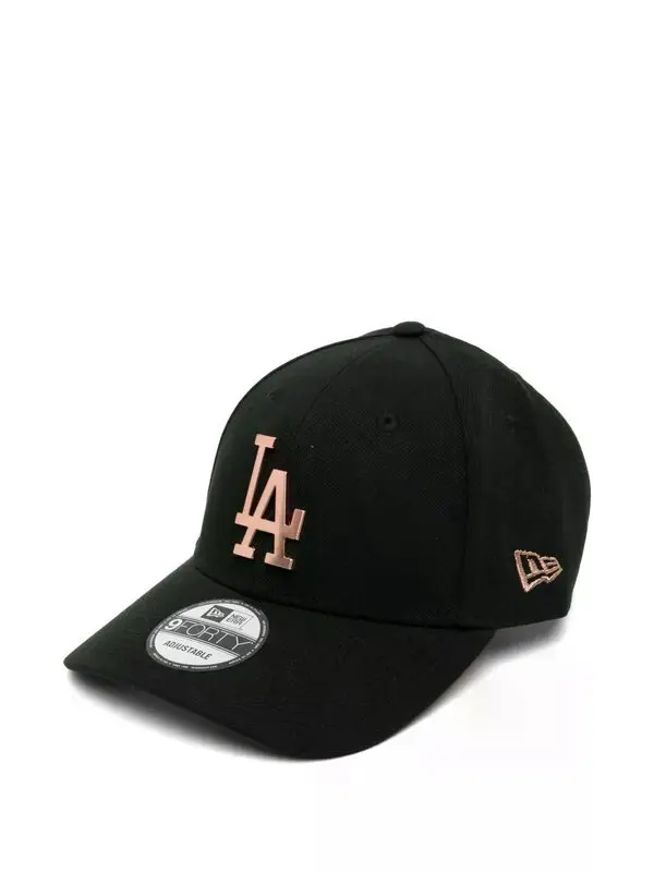 New Era 9forty Logo-plaque Cap - Black