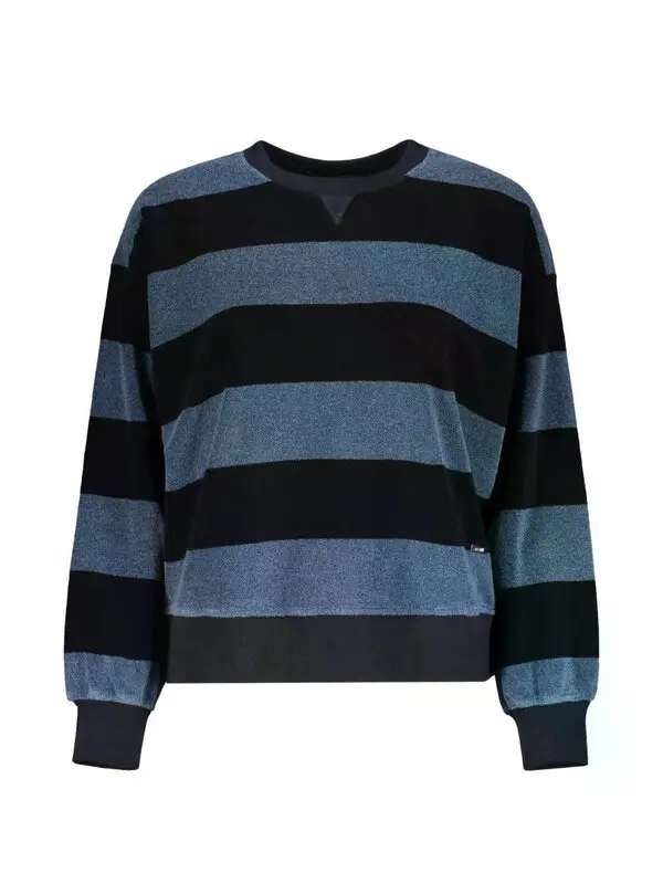 MOORER Striped Crew-neck Sweater