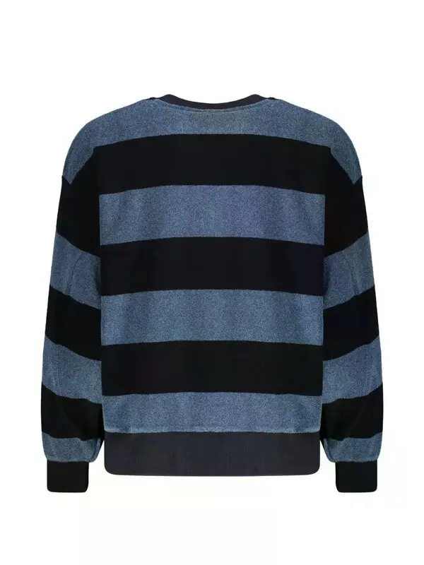 MOORER Striped Crew-neck Sweater