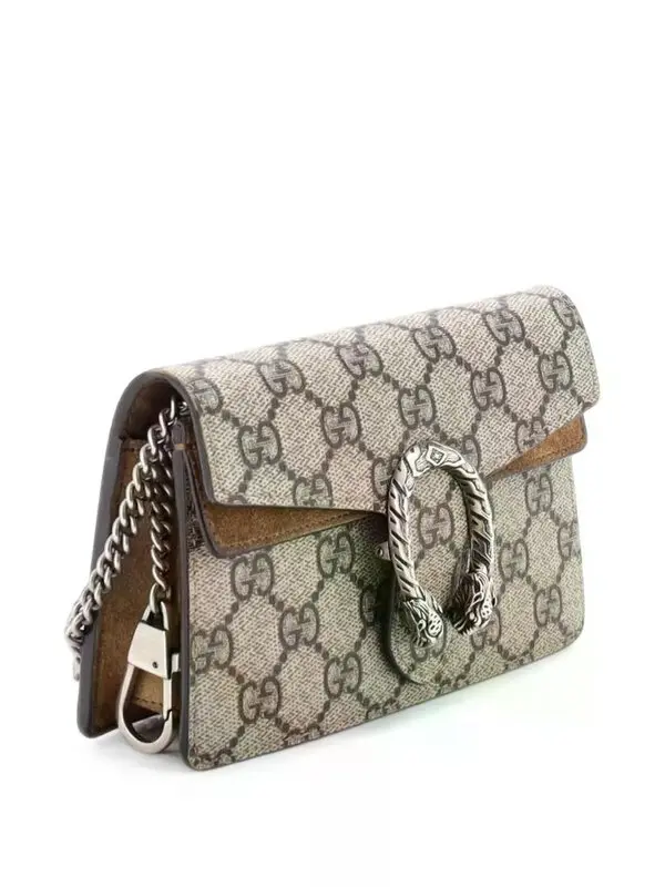 Gucci Dionysus Gg Coated Canvas Super Mini Crossbody Bag