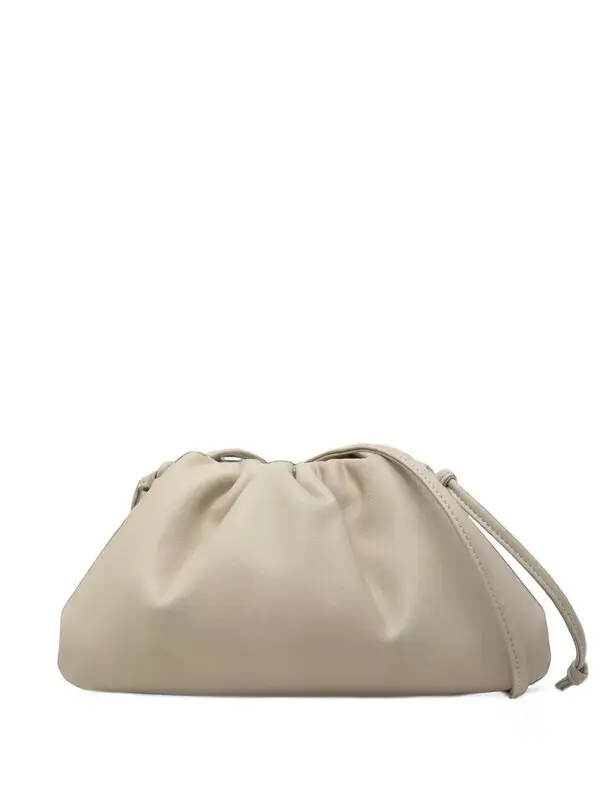 Bottega Veneta 2012-2026 Lambskin Mini Pouch Crossbody Bag - White