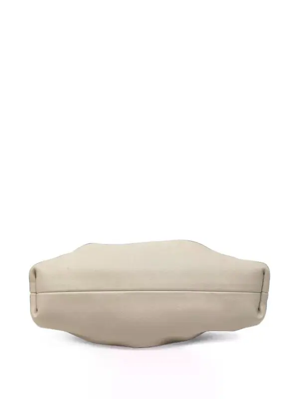 Bottega Veneta 2012-2026 Lambskin Mini Pouch Crossbody Bag - White