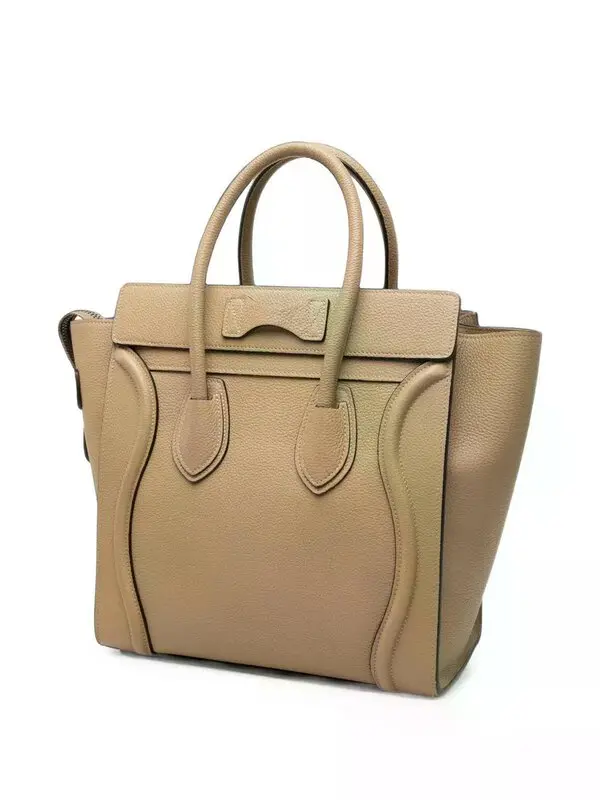 Celine Micro Luggage Tote Bag - Neutrals