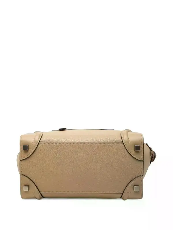 Celine Micro Luggage Tote Bag - Neutrals