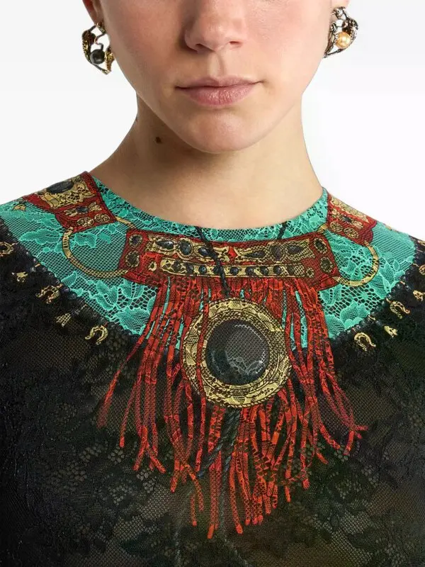 Etro Earrings With Pearl Bead And Animal Buckle