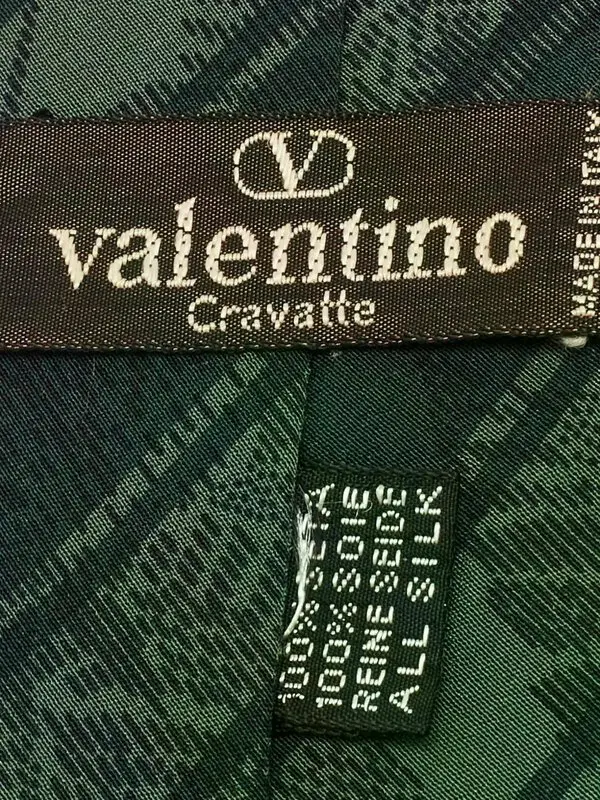 Valentino Garavani Silk Stripe Floral Tie