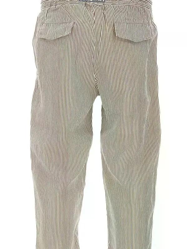 MC2 SAINT BARTH Striped Linen Trousers
