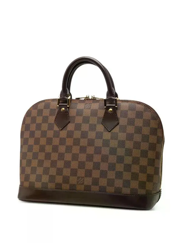 LOUIS VUITTON Damier Ebene Alma Pm Handbag - Brown