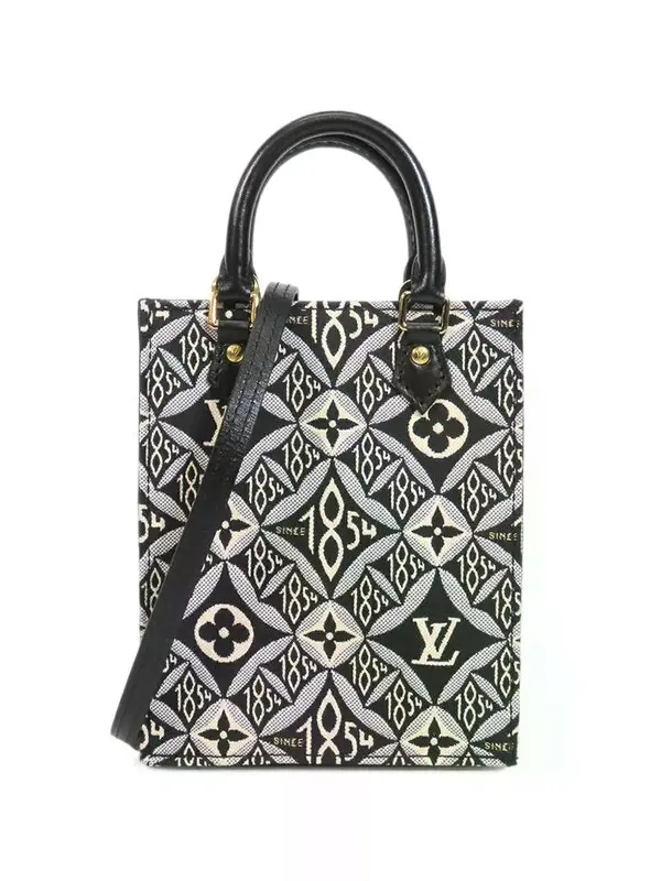 LOUIS VUITTON Monogram Jacquard Since 1854 Petit Sac Plat Satchel