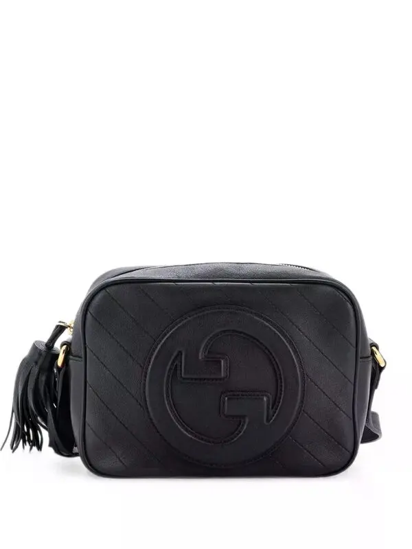 Gucci Blondie Nm Camera Shoulder Bag Diagonal Quilted Leather Small Crossbody Bag - Black