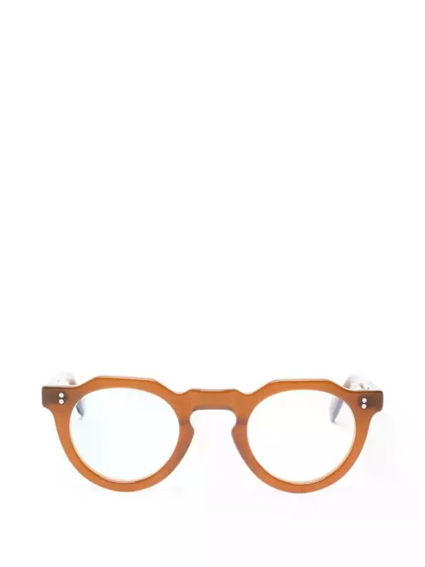 LESCA Pica Eyeglasses - Brown