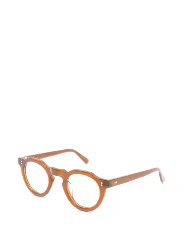LESCA Pica Eyeglasses - Brown