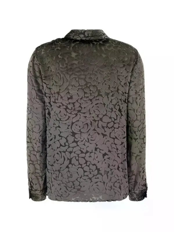 Alberta Ferretti Floral-devoré Shirt