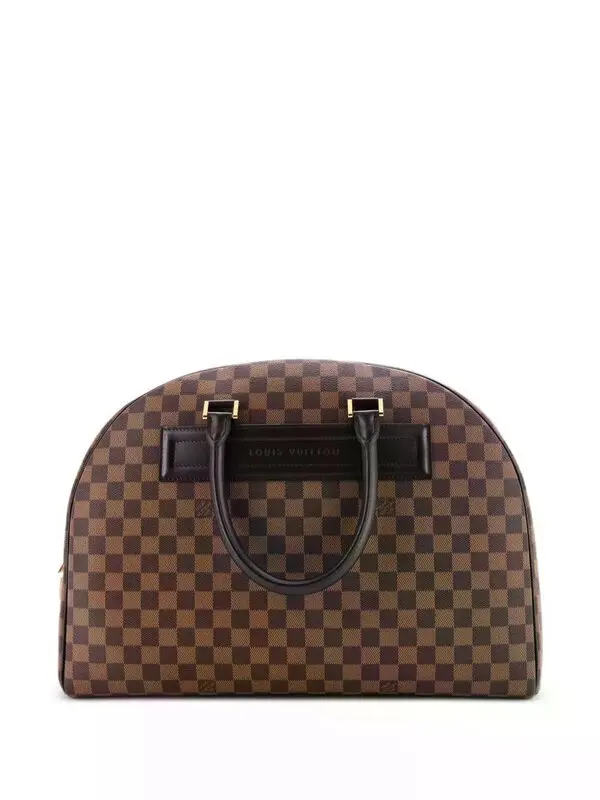 LOUIS VUITTON Nolita Handbag Damier 24 Heures Satchel - Brown