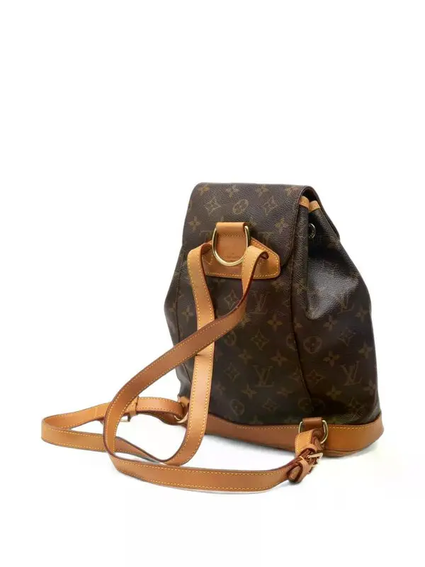 LOUIS VUITTON Monogram Montsouris Mm Backpack - Brown