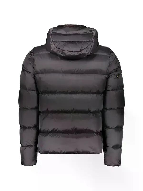 MOORER Padded Hooded Jacket With Detachable Long Sleeves