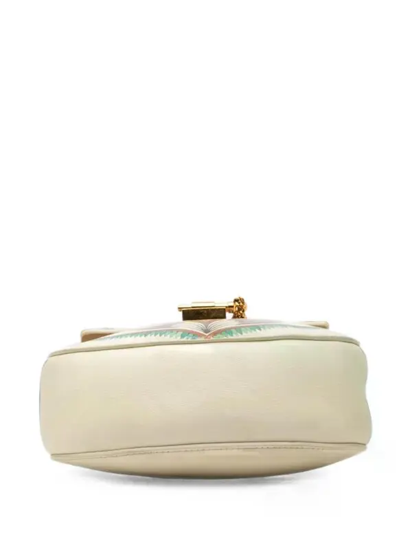 Chloé Mini Printed Leather Drew Bijou Satchel