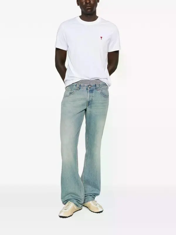 AMI Paris De Coeur T-shirt - White