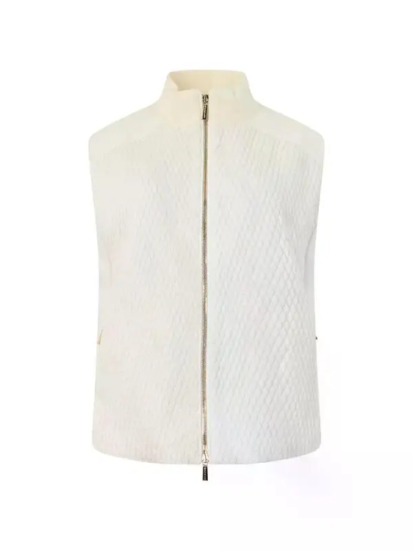 MOORER Quilted High-neck Vest