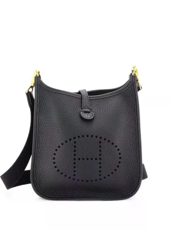 Hermès Evelyne Bag Gen Iii Clemence Tpm Crossbody Bag - Black
